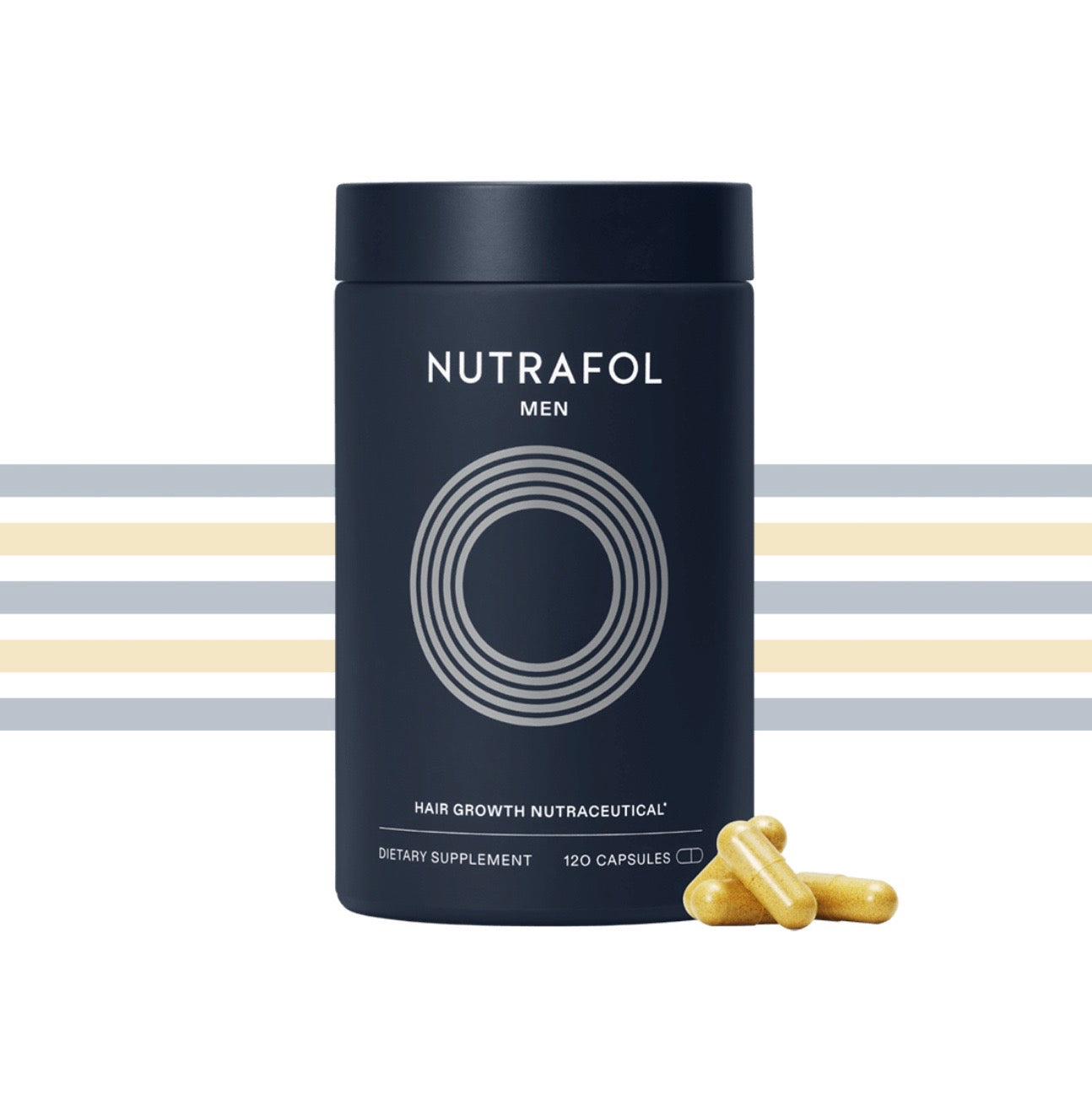 Nutrafol for men - 120 capsules | Natural hair growth supplement ...